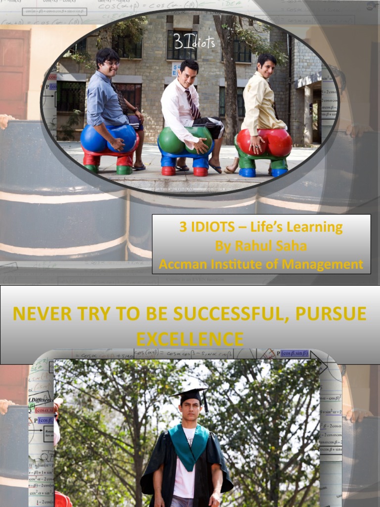 3 Idiots-A Life's Learning | PDF