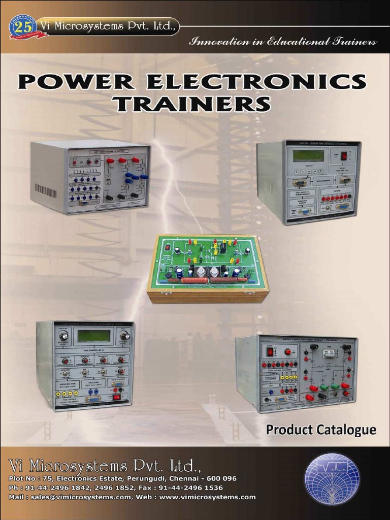 Power Electronics Trainers | PDF | Power Inverter | Power Supply