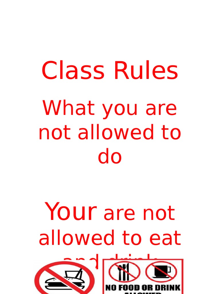 Essential Class Rules and Guidelines | PDF