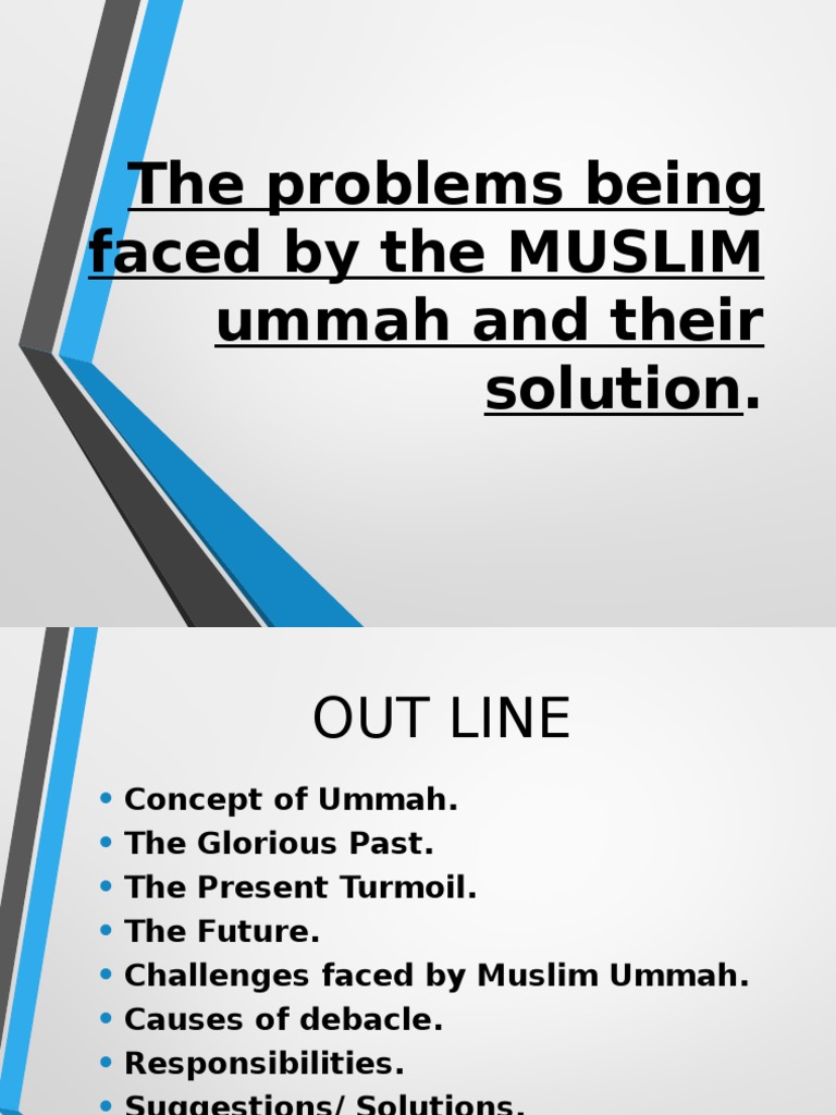Problems of The Muslim World and Their Solutions | PDF | Sunni Islam ...