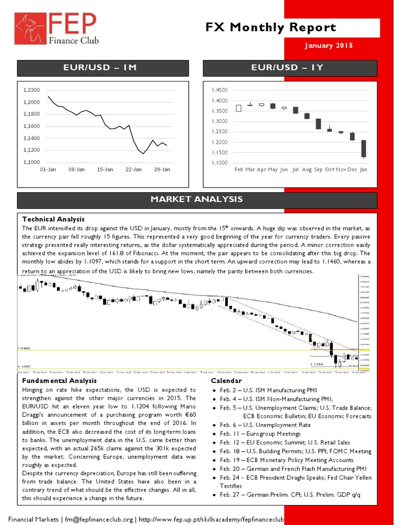 Monthly FX Report - January 15 | PDF | Swiss Franc | Euro