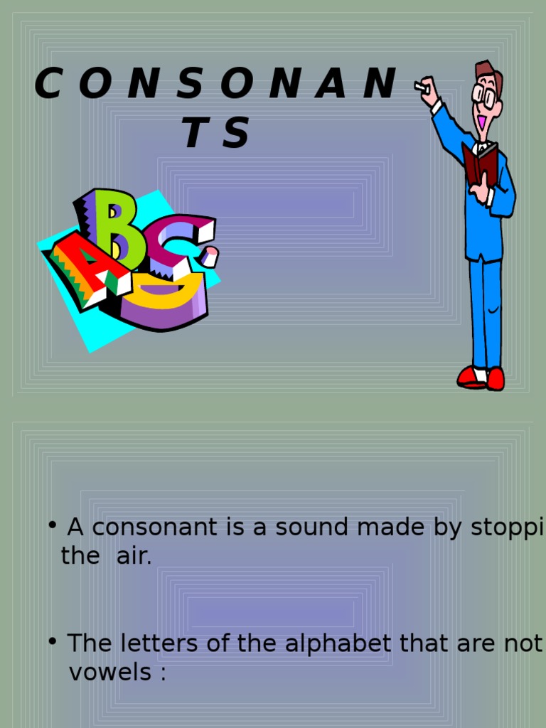 Consonants | Consonant | Notation