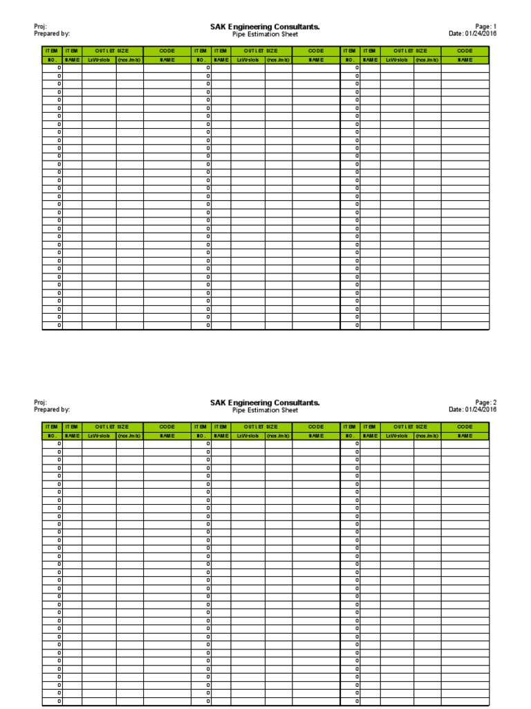 Duct Calculation Original Xls Sheet | PDF | Duct (Flow) | Valve