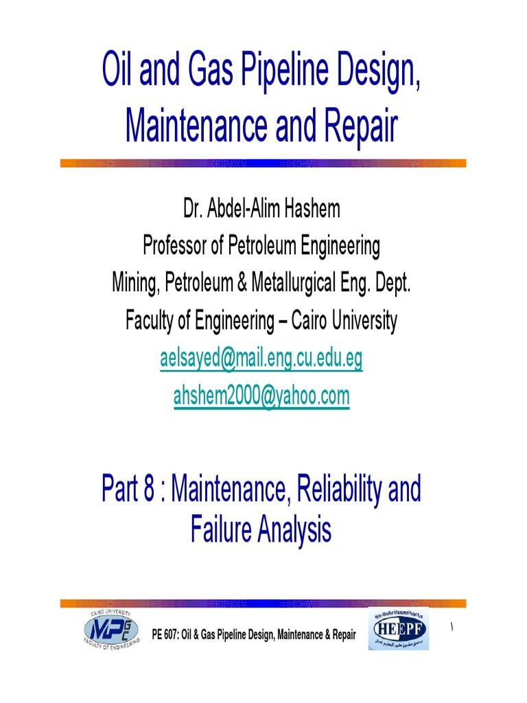 Part 8 Maintenance Reliability And Failure Analysis Download Free