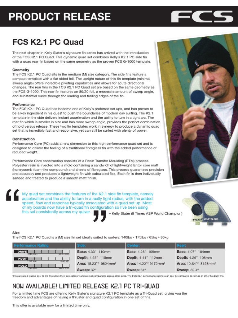 Product Release: FCS K2.1 PC Quad | PDF | Nature