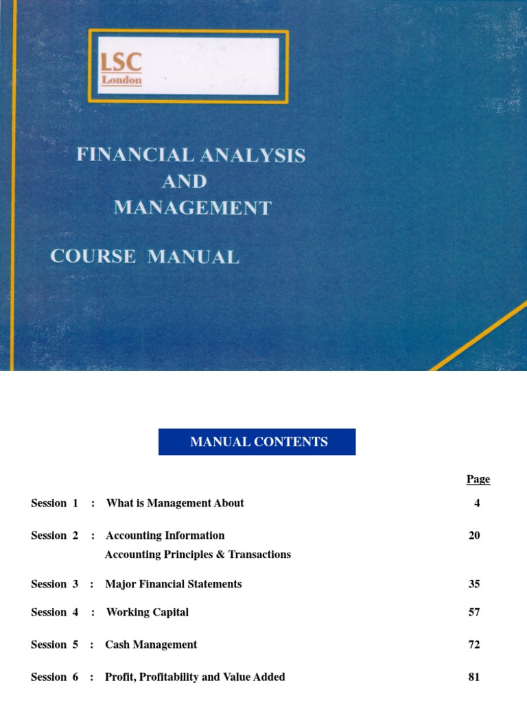Financial Management Module PDF | PDF | Working Capital | Debits And ...