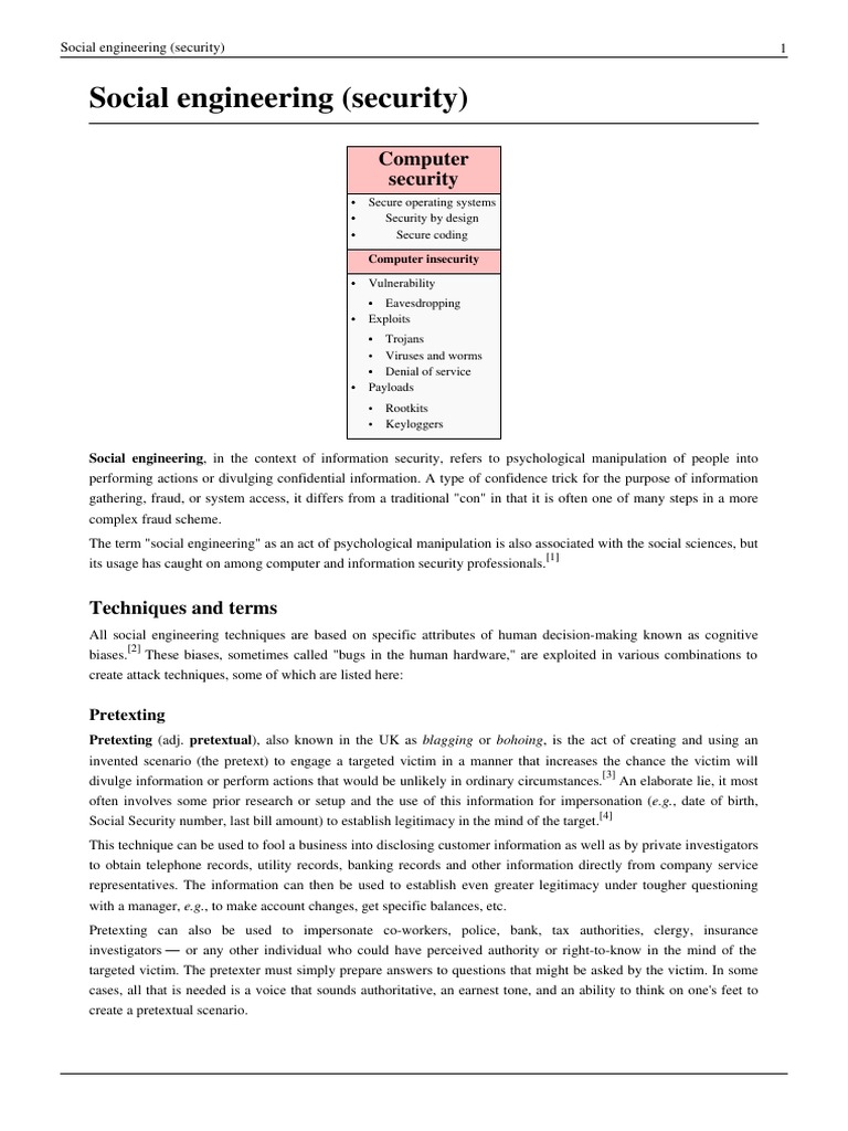 Understanding Social Engineering: An In-Depth Look at Common Techniques ...