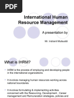 Unit - 1 Morgan'S Model To Define Ihrm | PDF | Human Resource Management | Globalization