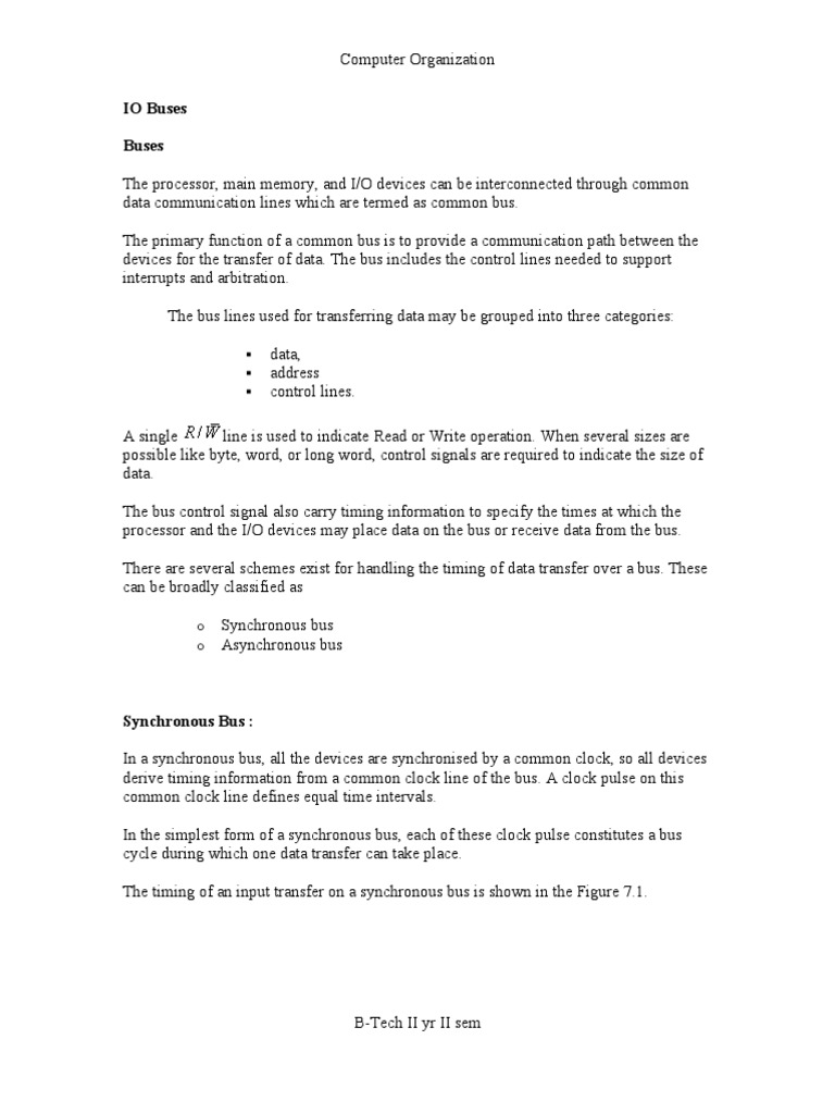 IO Buses | PDF | Computer Data Storage | Disk Storage IO Buses | PDF | Computer Data Storage | Disk Storage