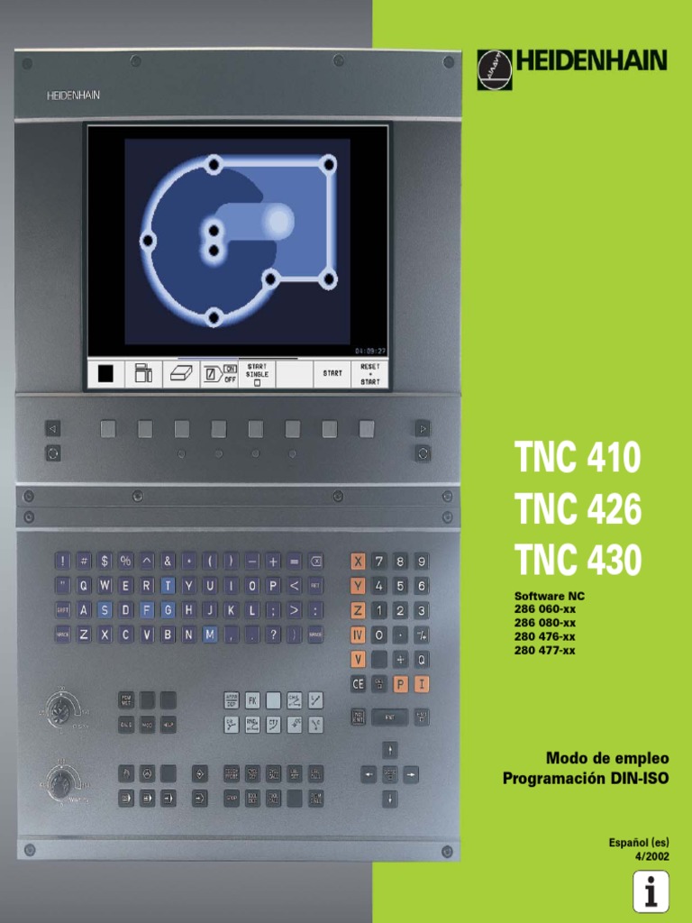 3 Programación DIN ISO TNC 410 | PDF | Archivo de computadora | Ventana ...
