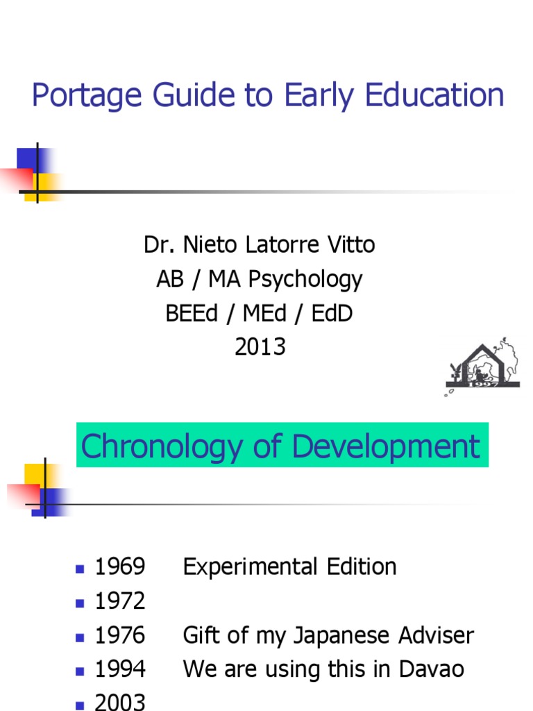 A Guide to Assessing Early Childhood Development Using the Portage ...