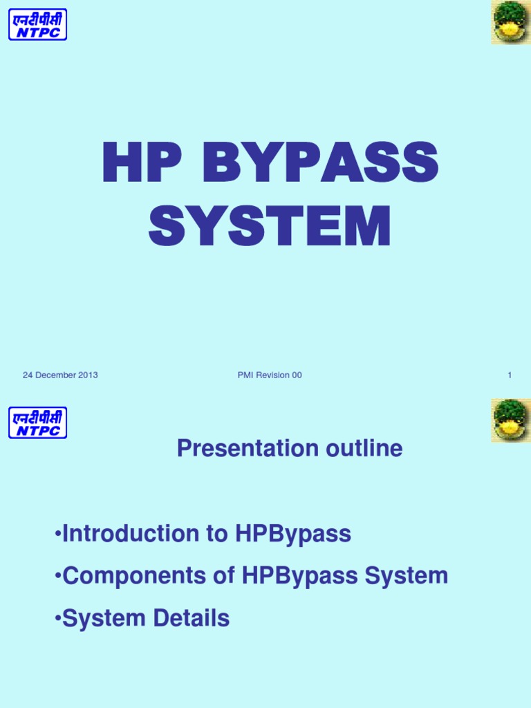HP Bypass System | PDF
