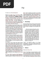Fiji's Deed of Cession to Britain, 1874 | PDF