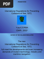 1972 COLREGS Reference Document | PDF | Traffic | Water Transport