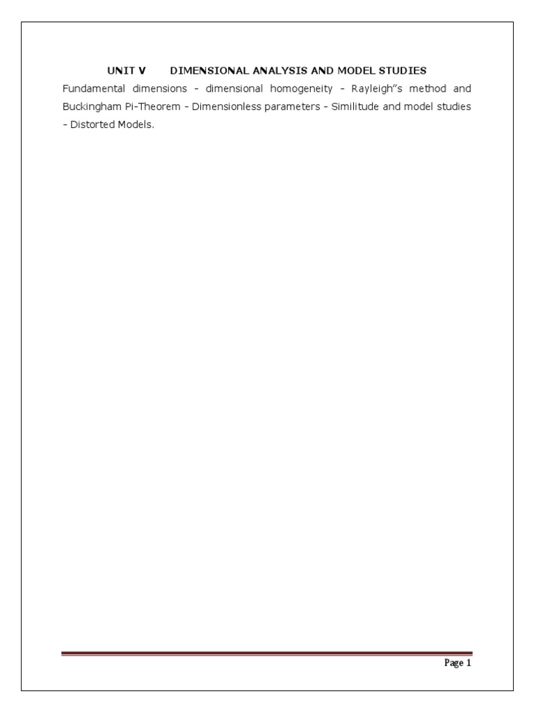 Unit5 PDF | PDF | Reynolds Number | Fluid Dynamics