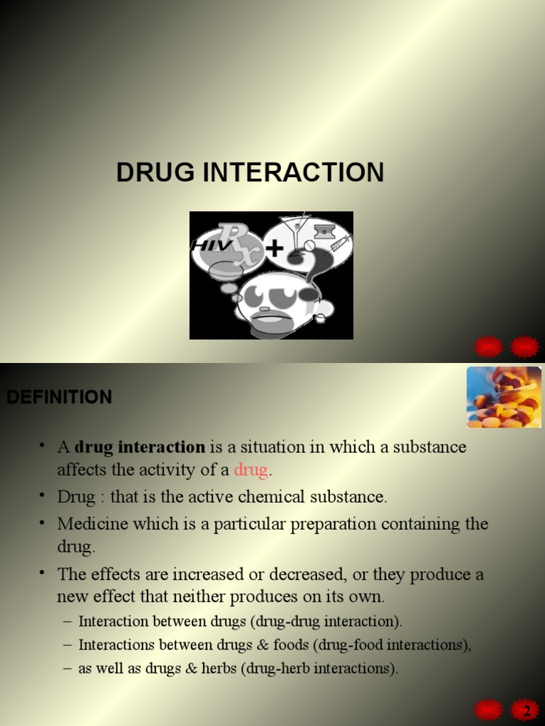 Interactions Between Drugs Mechanisms Of Drug Receptor Interaction