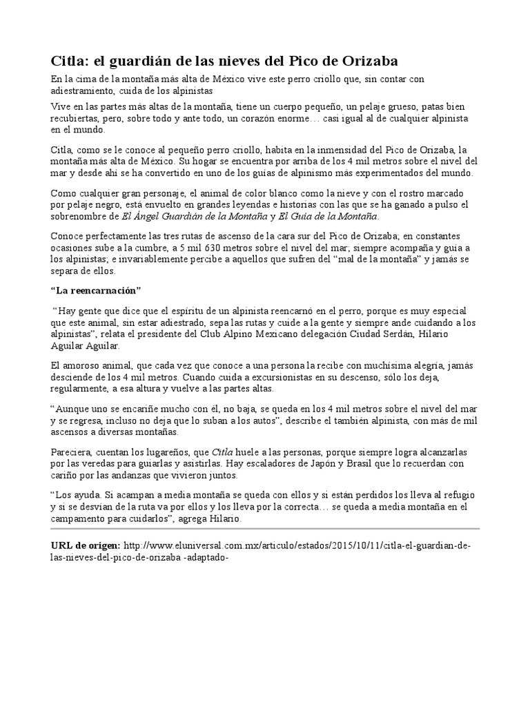 Citla b2 | PDF | Alpinismo | Montañas