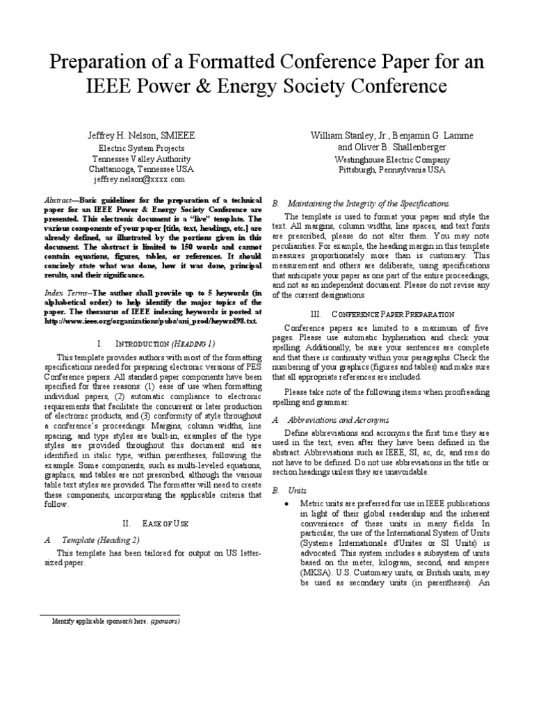 Pg4 Sample Conference Paper | PDF | Citation | Bracket