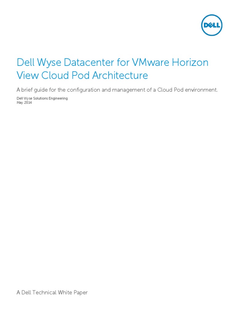 VMware Horizon View Cloud Pod Architecture | PDF | Desktop ...