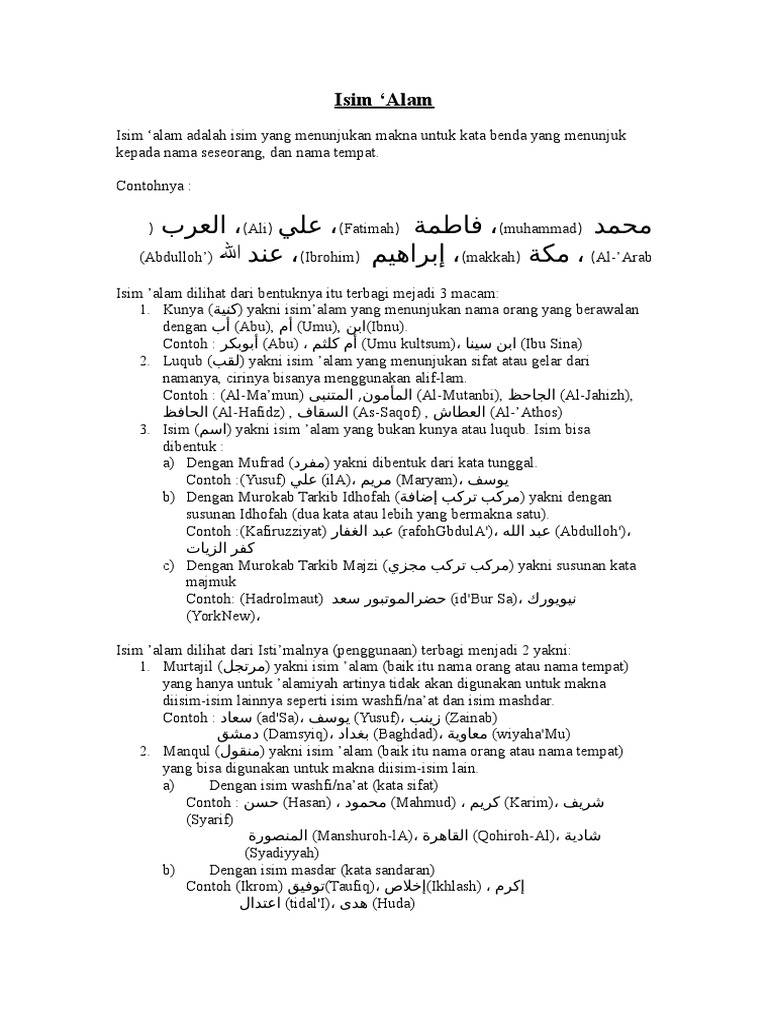 Isim 'Alam | PDF