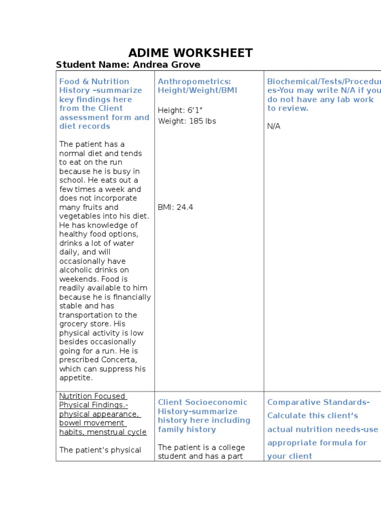 Adime | PDF | Weight Loss | Obesity