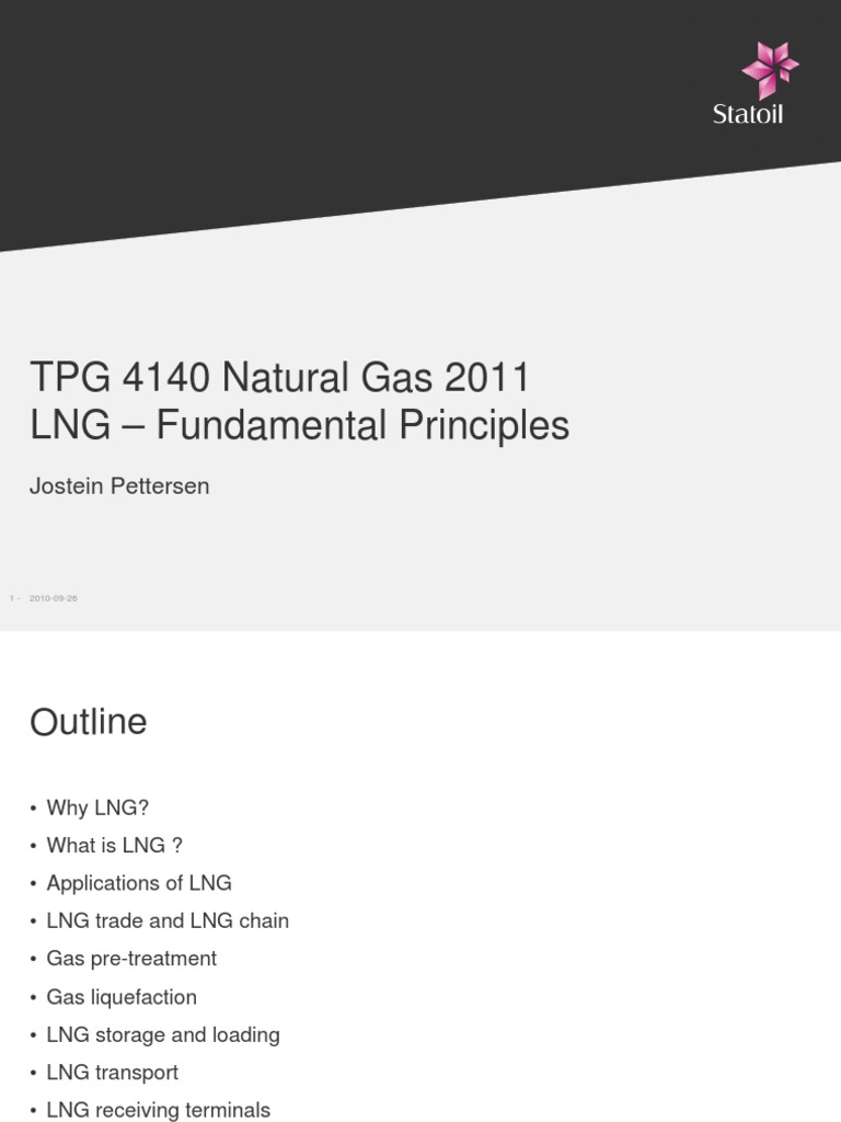 LNG - Fundamental Principles | PDF | Liquefied Natural Gas | Natural Gas