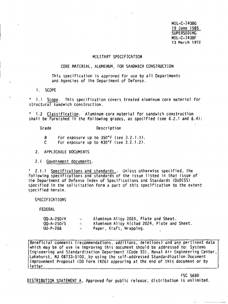 Aluminum Core Material Specification | PDF | Strength Of Materials ...