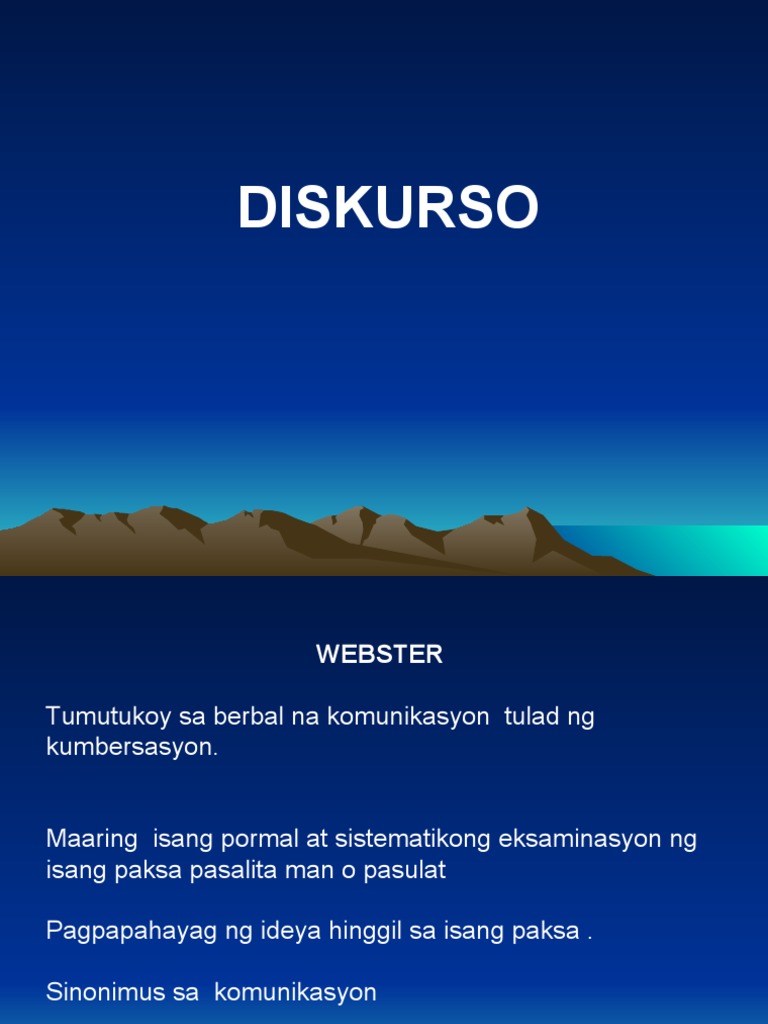 Diskurso | PDF