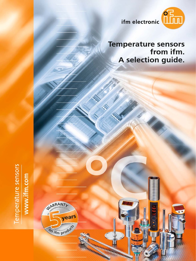 Temperature Sensors From Ifm. A Selection Guide. | PDF | Ac Power Plugs ...