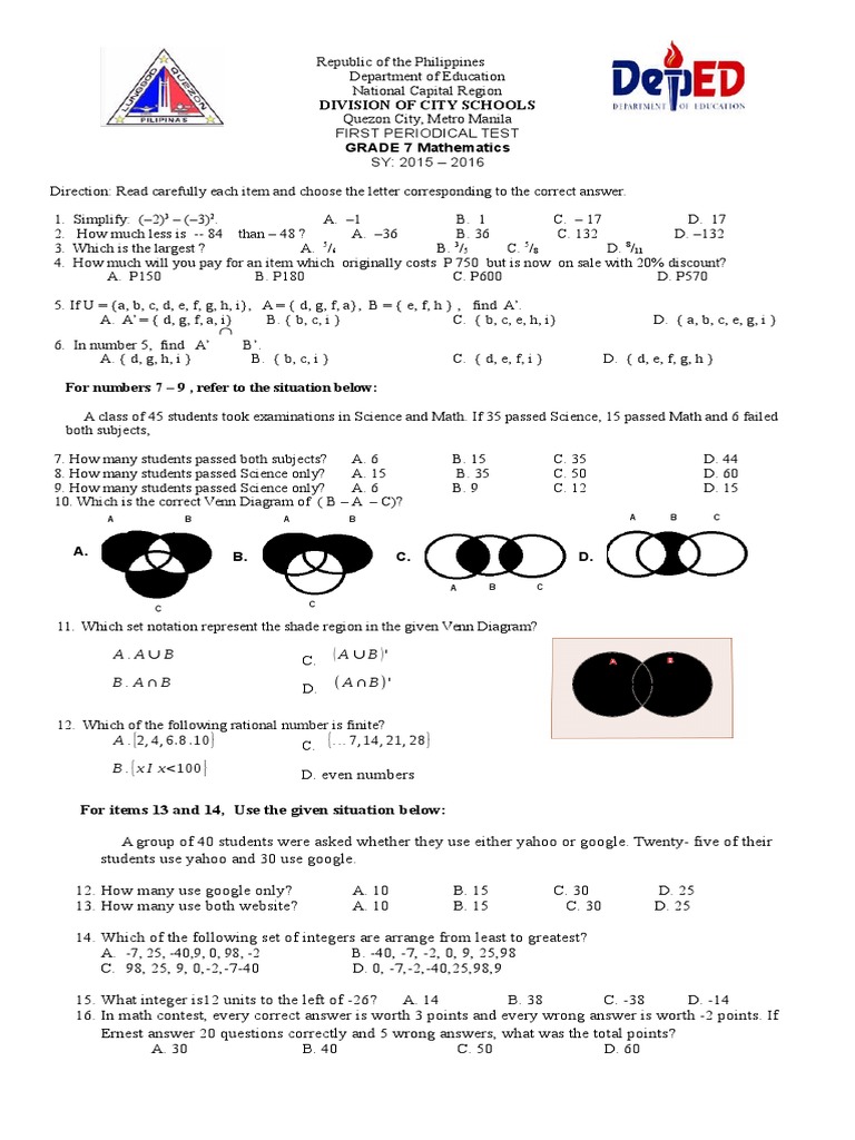 practice-test-in-grade-7-integer-arithmetic