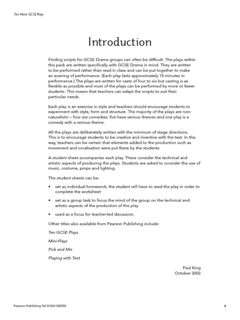 Commedia Scripts for GCSE Drama | PDF | Theatre | Entertainment