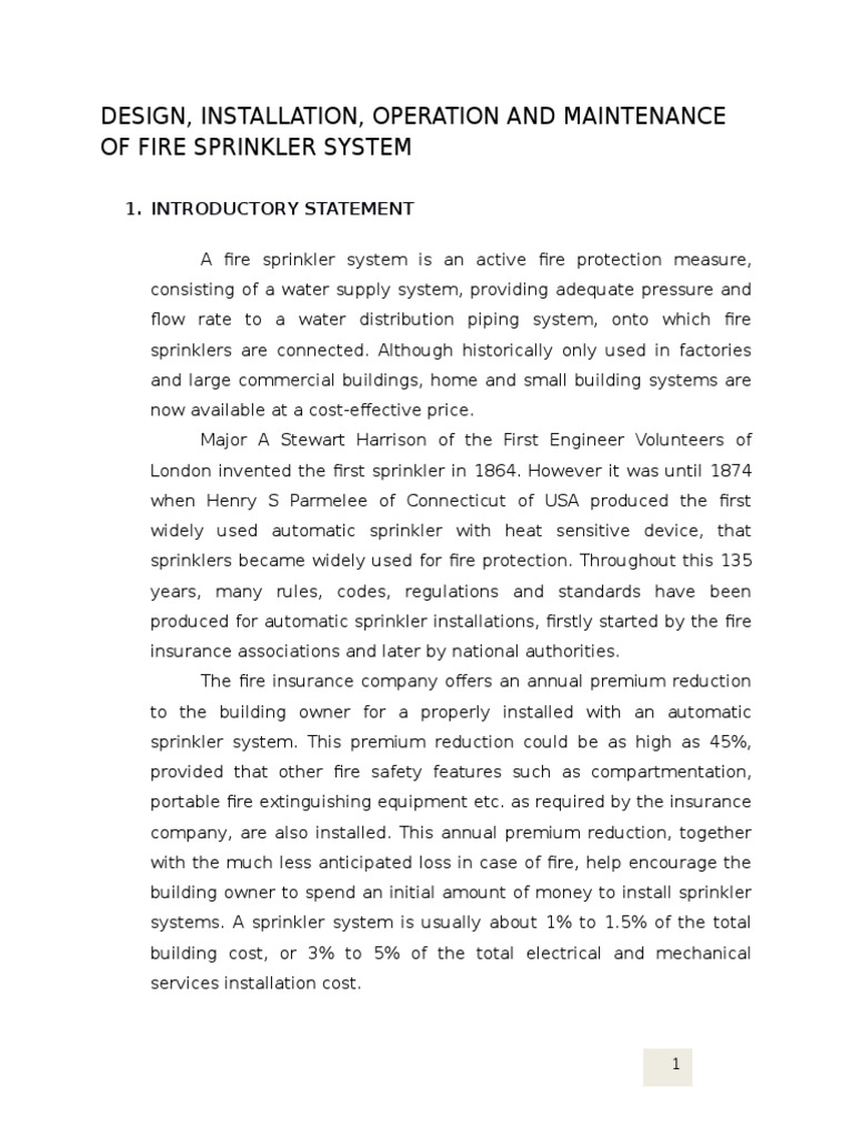 Fire Sprinkler Design | PDF | Fire Sprinkler System | Building Engineering