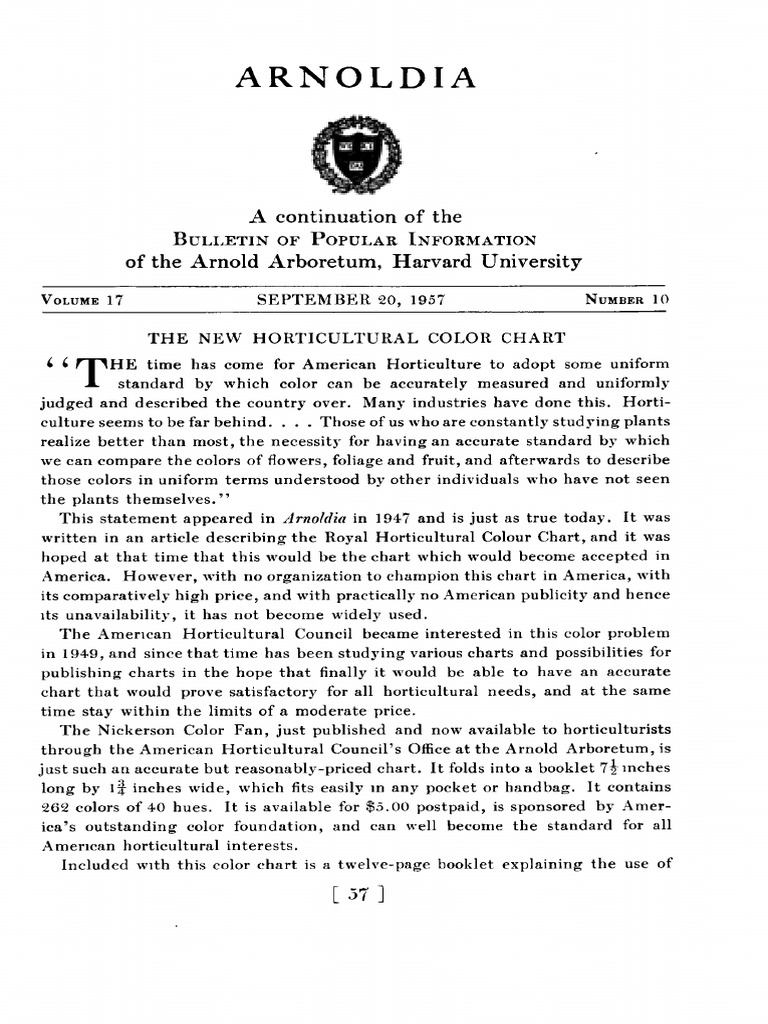 Horticultural Colour Charts | PDF | Light | Graphic Design