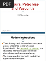 Petechiae Purpura and Vasculitis Module | PDF | Diseases And Disorders ...