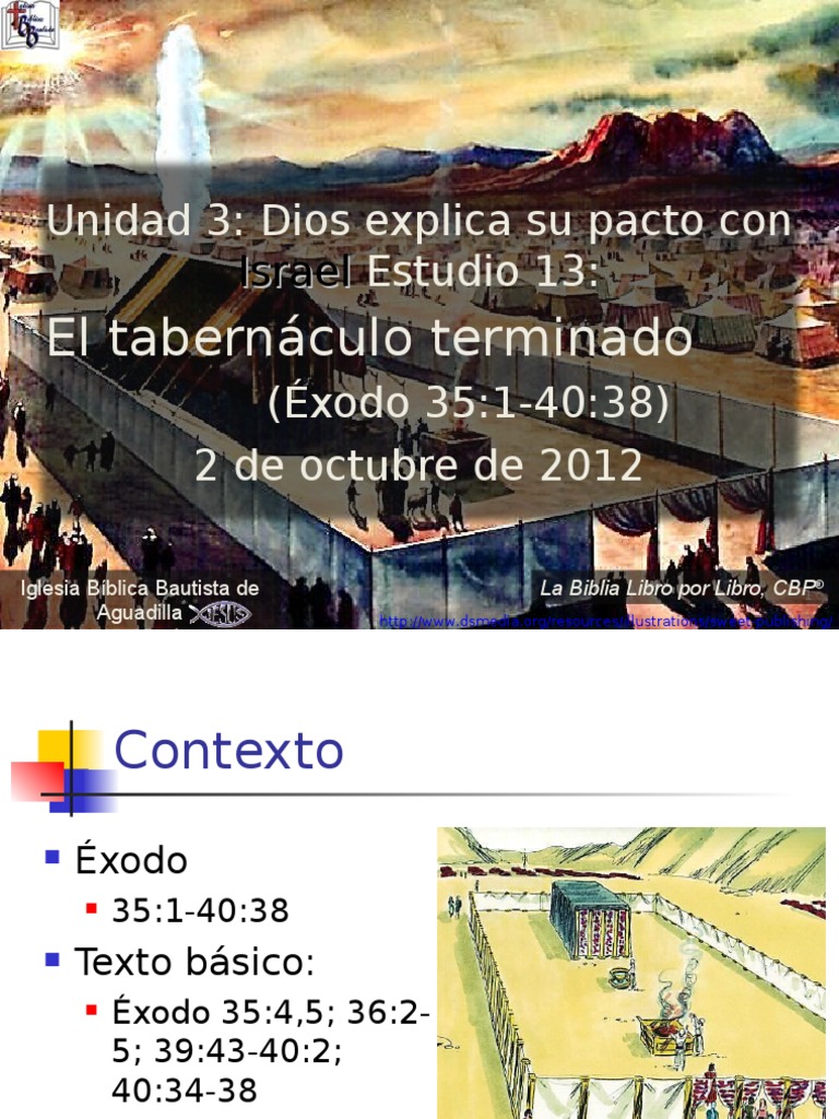 13 El Tabernaculo Terminado | Libro del éxodo | Tabernáculo