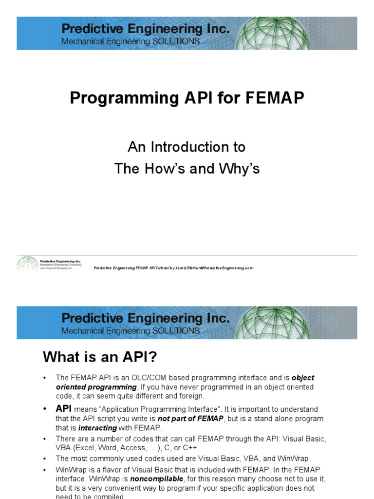 API Tutorial | PDF | Application Programming Interface | Object ...