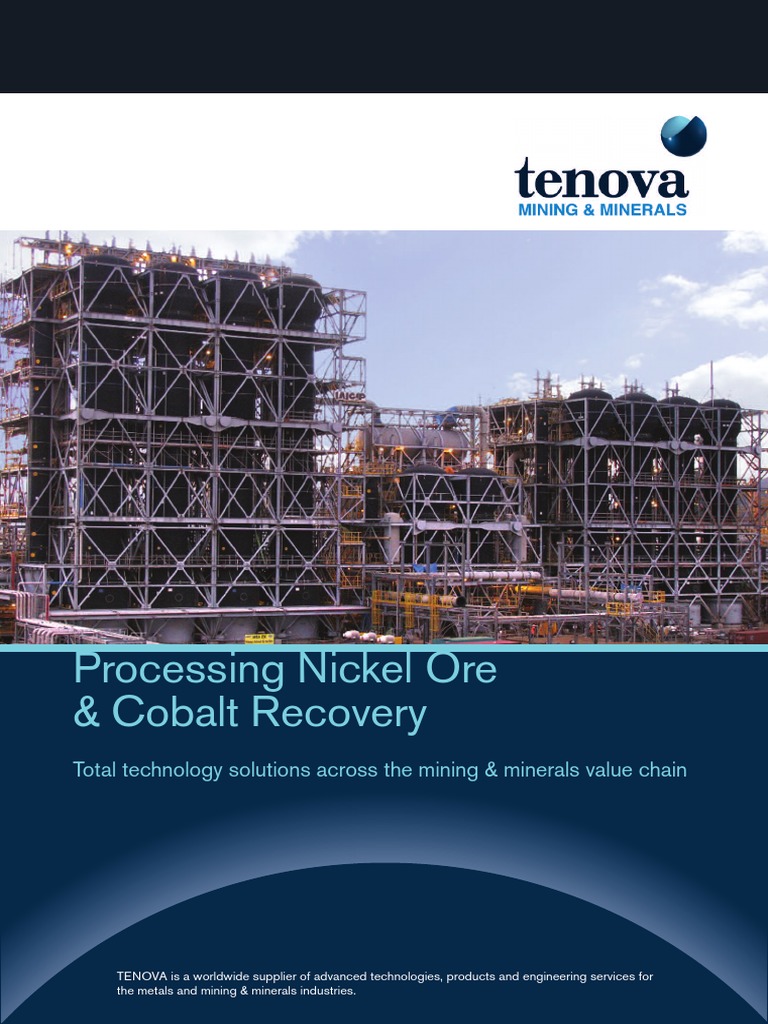 Processing Nickel Ore and Cobalt Recovery | PDF | Nickel | Mining