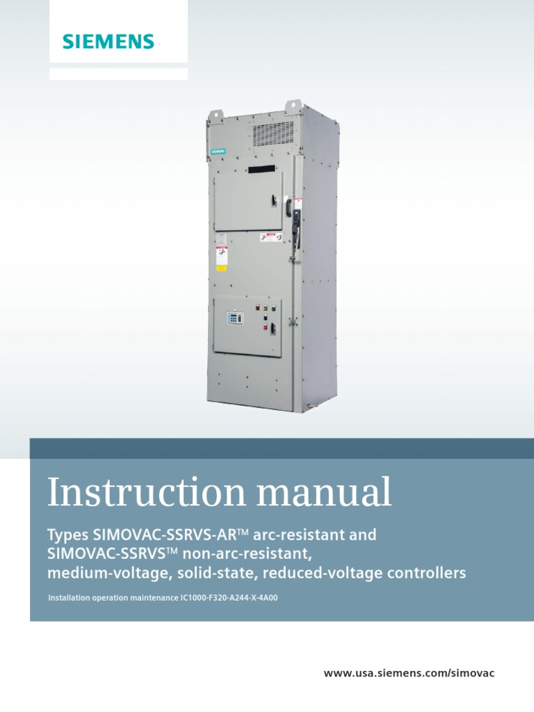 Ansi MV Simovac-Ssrv Im en | PDF | Relay | Fuse (Electrical)