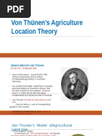 AP Human Geography: Von Thunen Model | PDF | Agriculture | Farms