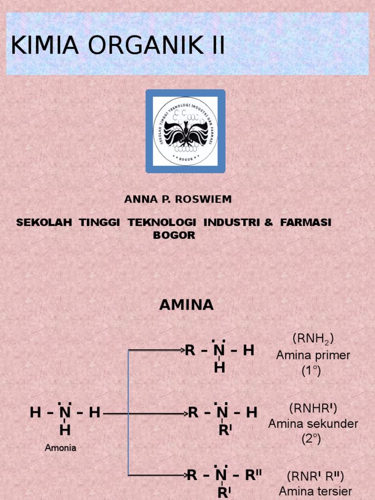 Struktur dan Sifat Amina dalam Kimia | PDF