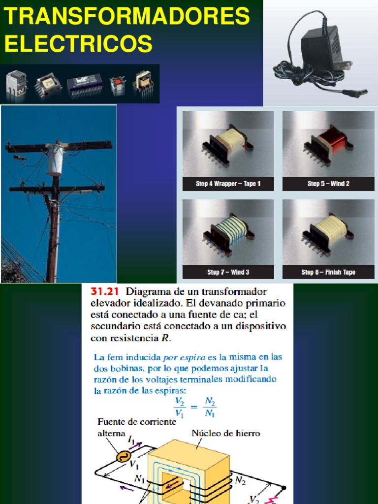 Tipos y Cálculos de Transformadores | PDF | Transformador | Corriente ...