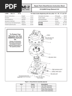 SPX Power Team Electric Pump Pump Parts Sheet | Valve | Pump