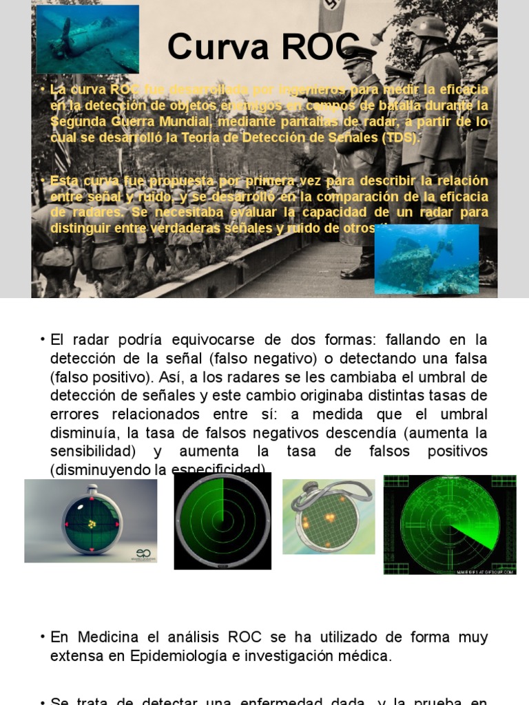 Curva ROC | PDF | Característica Operativa del Receptor | Sensibilidad ...