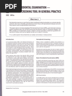 CPITN Index Overview and Procedure Guide | PDF | Periodontology | Dentistry