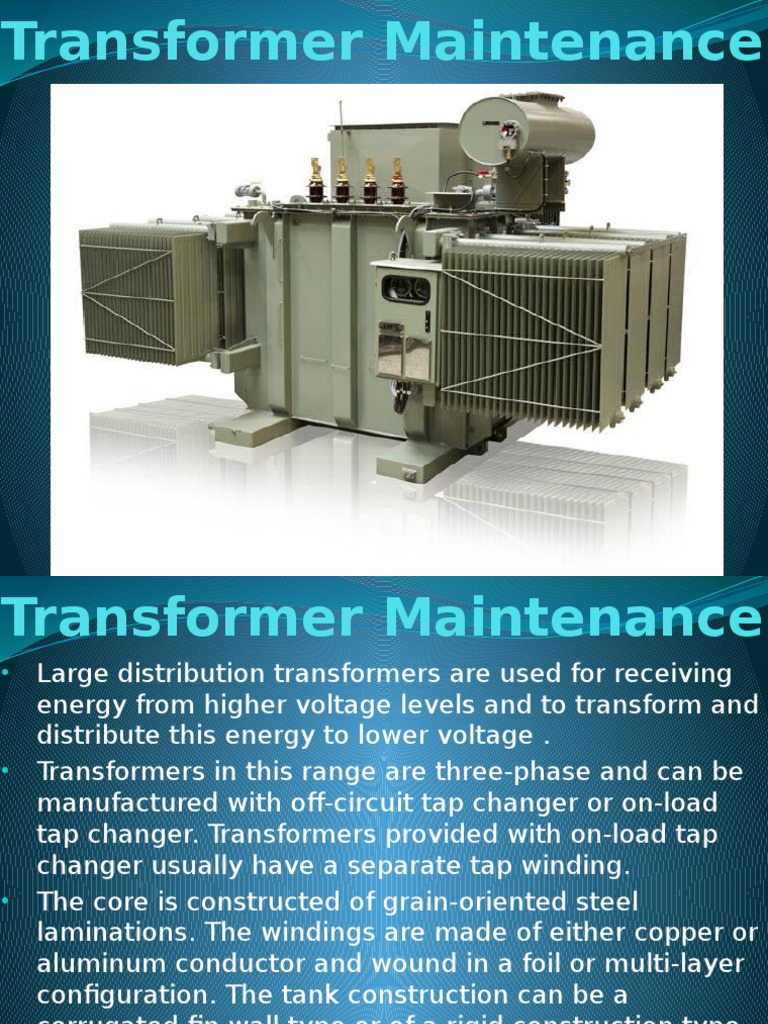 Transformer Maintenance | Transformer | Components