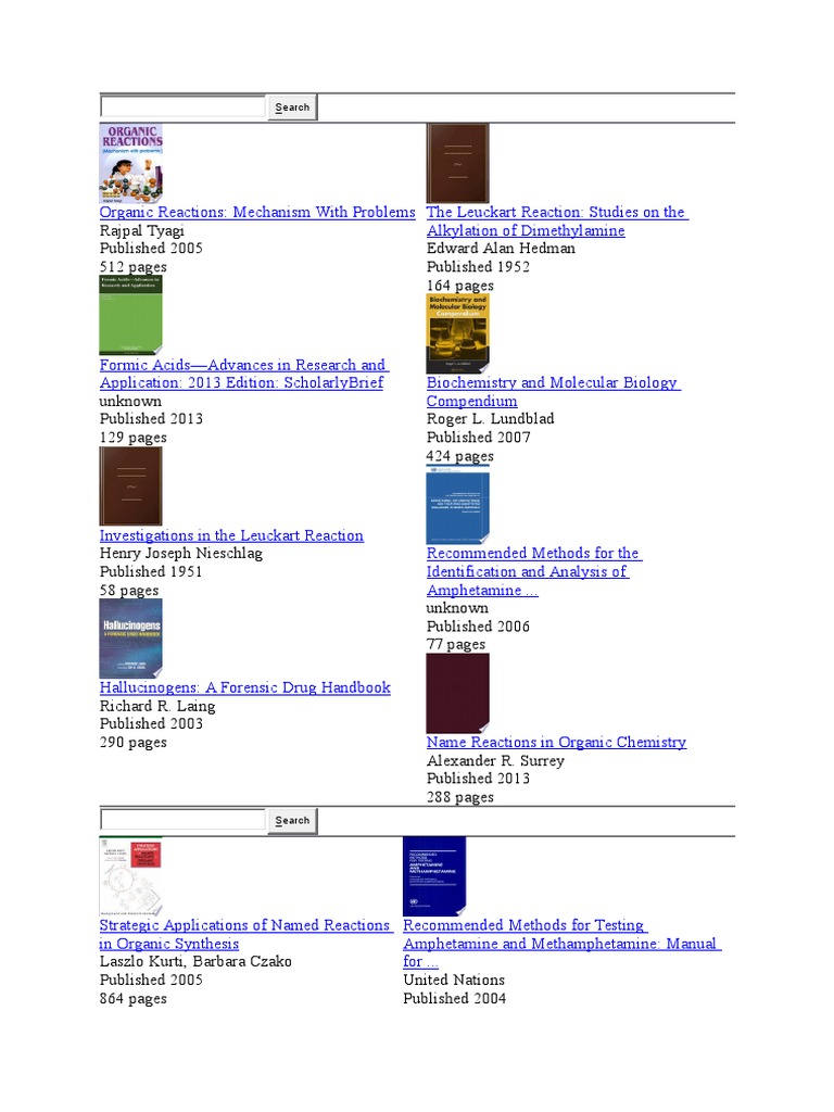 Books On Synthesis of Organic Reactions | PDF | Organic Chemistry ...