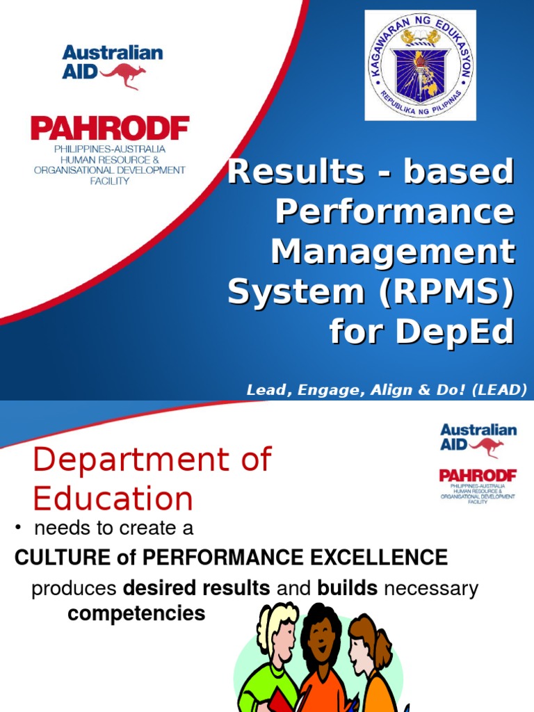 RPMS Overview.ppt | Competence (Human Resources) | Goal