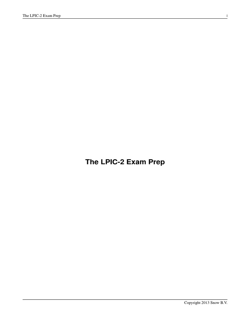 Lpic 2 | PDF | Virtual Private Network | Proxy Server