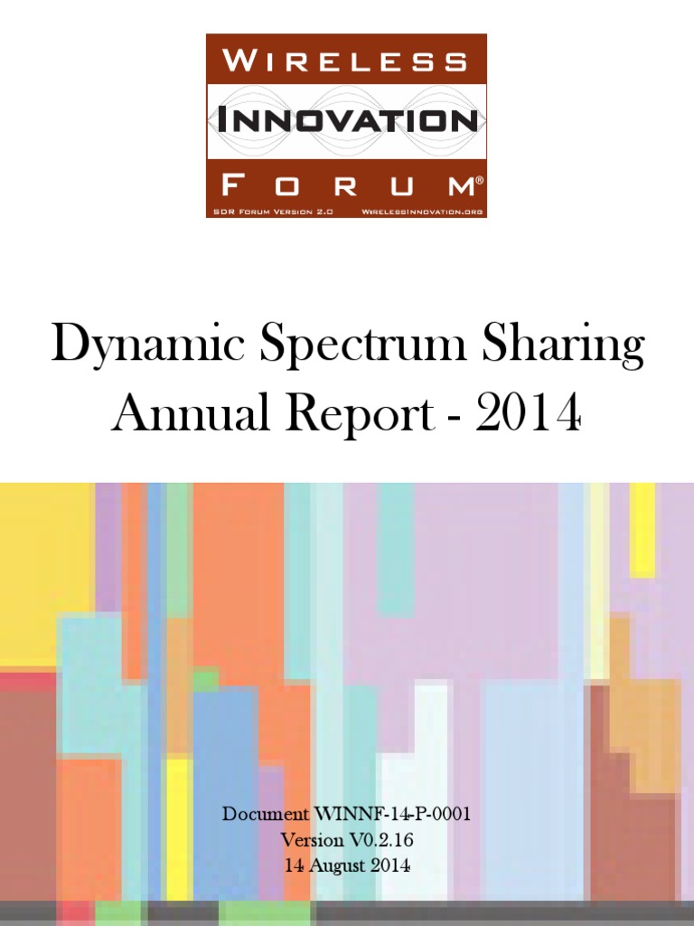 Dynamic Spectrum Sharing Annual Report 2014 | PDF | Duplex ...