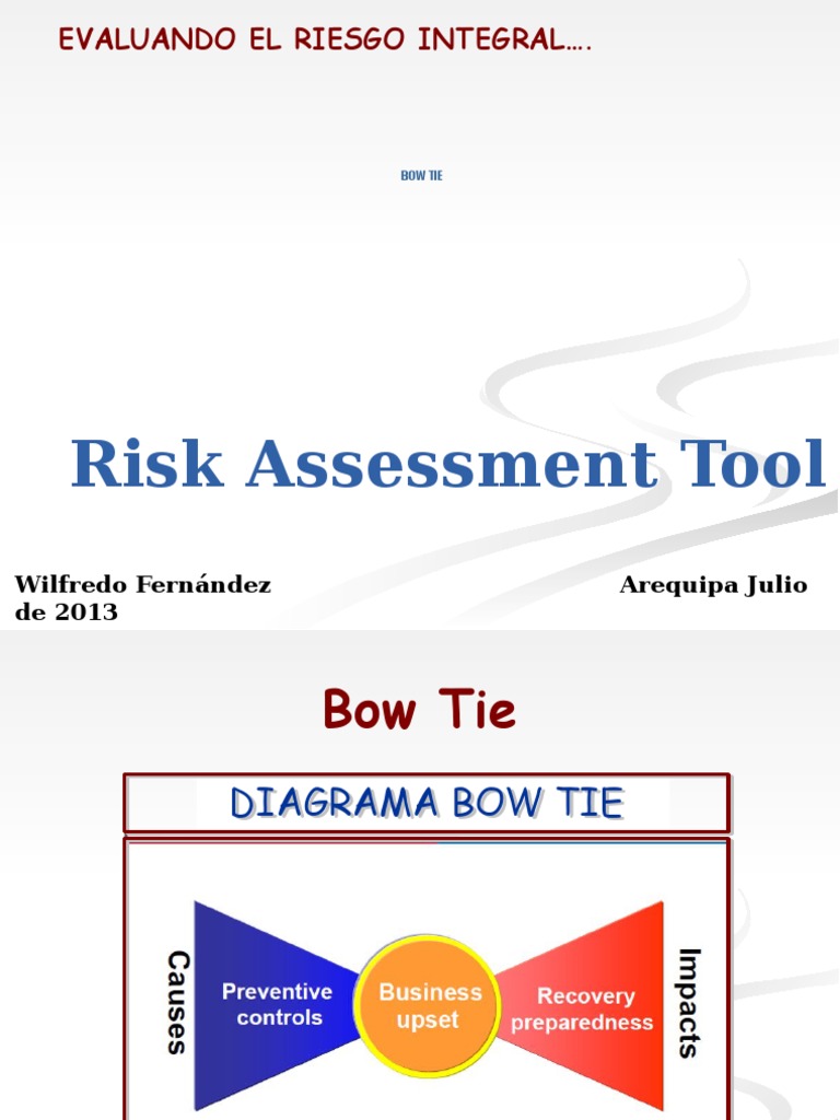 Análisis de Riesgos - Metodología Bow Tie | PDF | Probabilidad | Riesgo